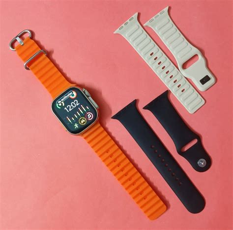 KW5 Ultra 2 Smart Watch - with 3 Pairs of Straps & Finger Tip Call ...