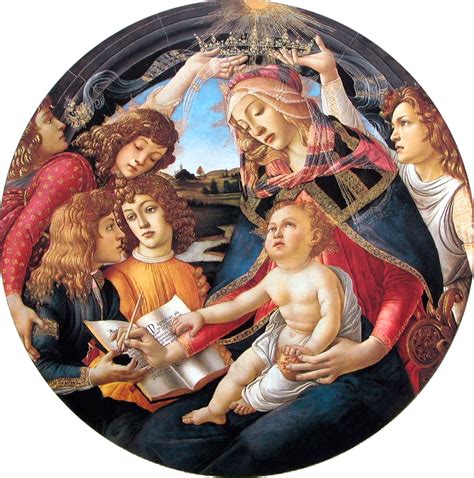 Мадонна Магнификат. Сандро Ботичелли / sandrobotticelli.ru