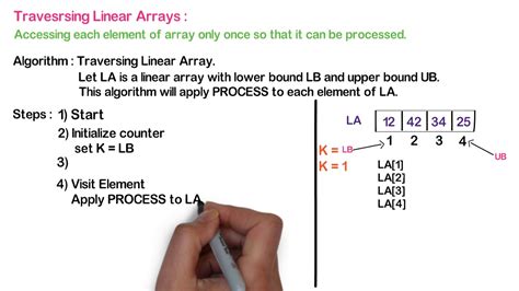 Class 12th Computer Science - I : Chapter 2: Traversing linear Array with example - YouTube