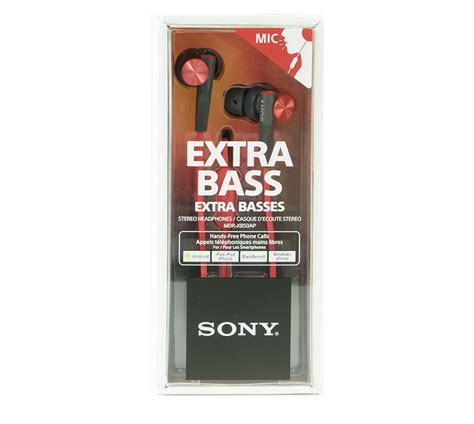 Sony MDR-XB50AP, červená (MDRXB50APR.CE7) | TSBOHEMIA.CZ