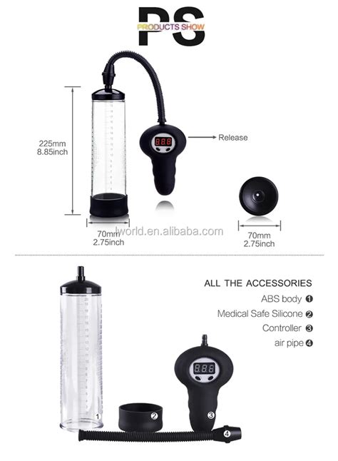 Vacuum Digital Penis Pump Penis Erection Tool Massager - Buy Digital ...