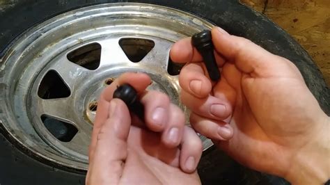 Change Valve Stem W/O Breaking Down Tire - YouTube