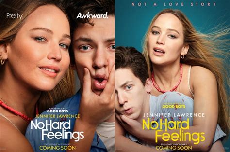 Jennifer Lawrence, Andrew Barth Feldman get cozy in new 'No Hard Feelings' posters