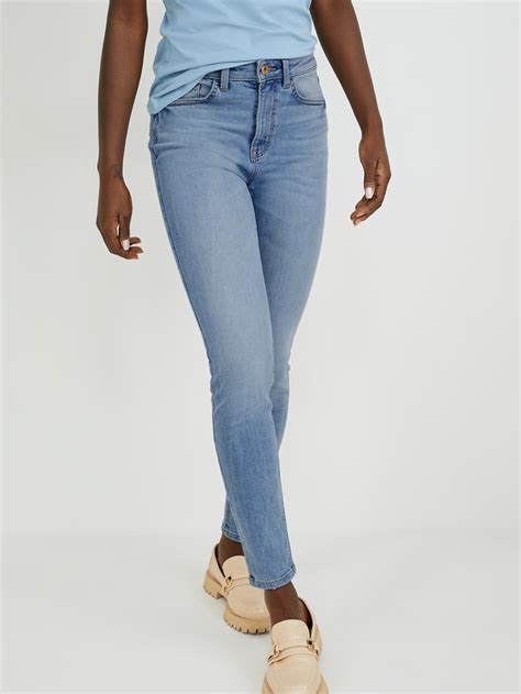 Джинсы Skinny женские C&A FL2156631 40 Голубые (DN4000000241020) – в ...