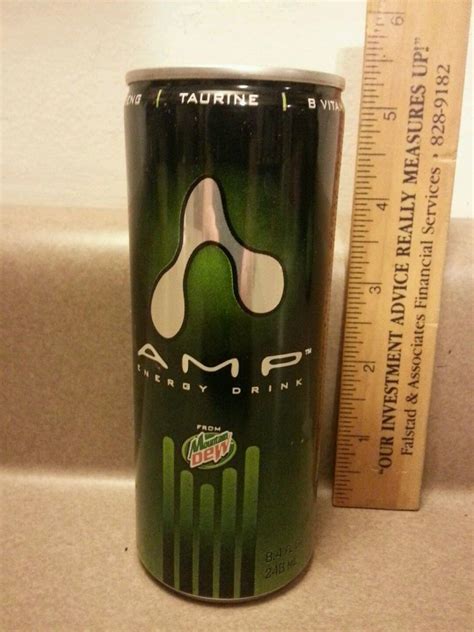 Mountain dew amp energy drink can 8.4 ounce | #1871307742