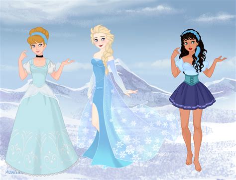 Blue Princesses by M-Mannering on DeviantArt