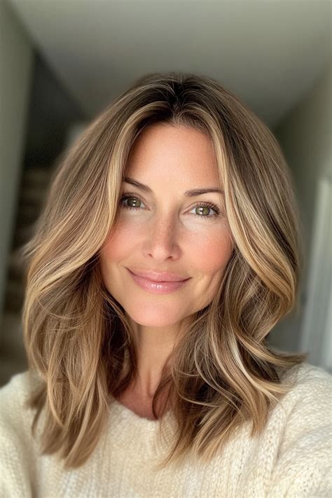 34 Stunning Medium Length Hairstyles for Women Over 40 to Try in 2024 ...