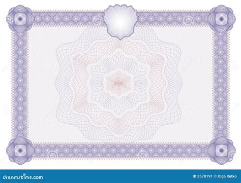сертификат blank12 иллюстрация штока. иллюстрации насчитывающей ...