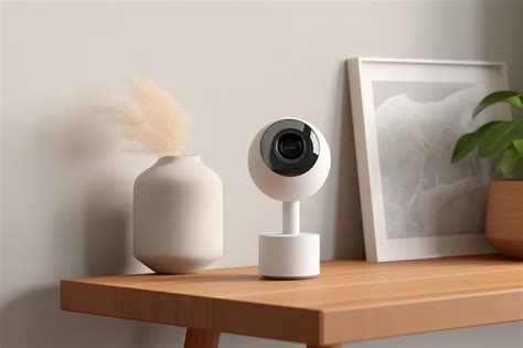 Premium AI Image | Compact security camera at home