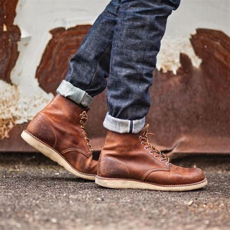 Модель ботинок Red Wing 9111 | Модная мужская обувь, Мужские кожаные ...