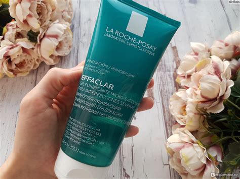 Очищающий гель для лица La Roche Posay EFFACLAR Микроотшелушивающий ...