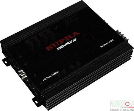 Supra SBD-A4270 | Усилитель Supra SBD-A4270 - характеристики, описание ...