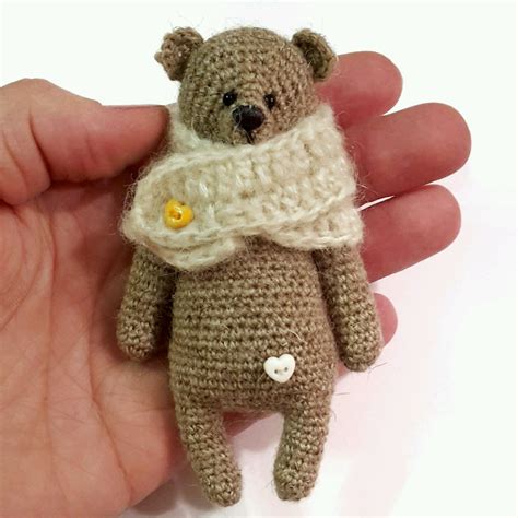 Купить Вязаная игрушка. Амигуруми. Мишка в шарфике. - амигуруми ...