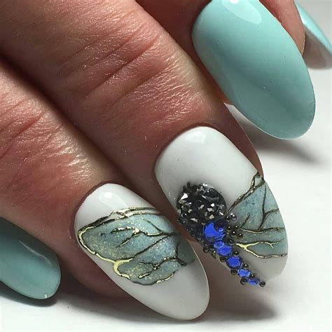 Nails PRO™ МАНИКЮР УРОКИ,МК материалы для ногтей | Dragonfly nail art ...