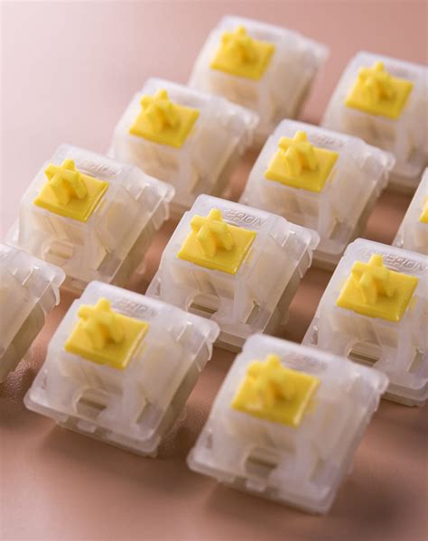 Gateron Milky Yellow Pro Linear Switches (KS-3) | Kinetic Labs