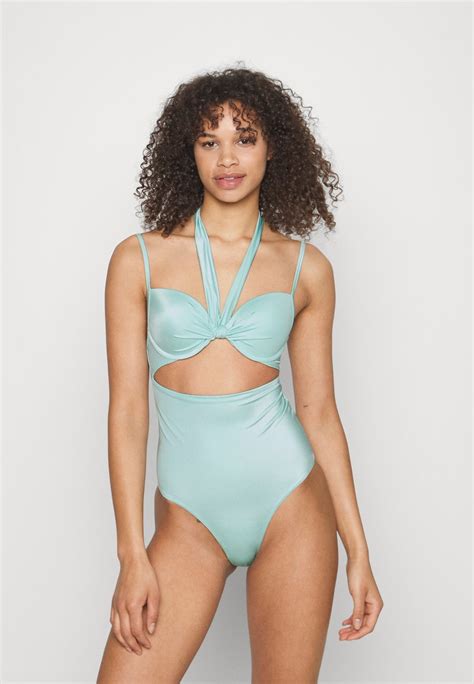 Hunkemöller SYDNEY SHAPING - Swimsuit - blue/light blue - Zalando.de