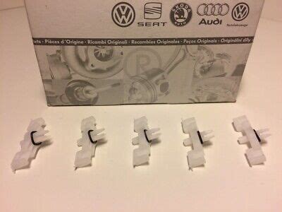 5X new genuine oem VW Touareg 2004 - 2010 door sill rail clip set ...