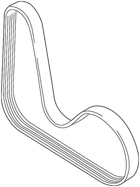 Amazon.com: Volkswagen 06J 260 849 D, Serpentine Belt : Automotive