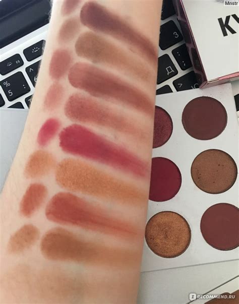 Тени для век Kylie Burgundy palette - «бургунди тени от Kylie» | отзывы