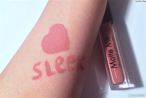 Матовая жидкая помада Sleek Matte Me - «Для любительниц матировать ...
