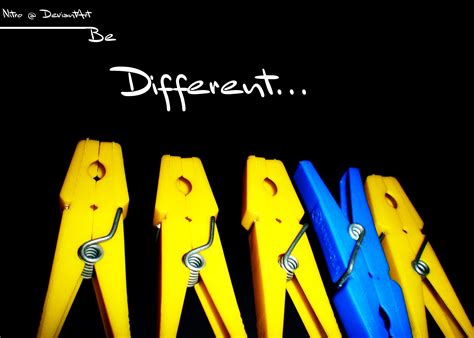 Be Different by filipegil on DeviantArt