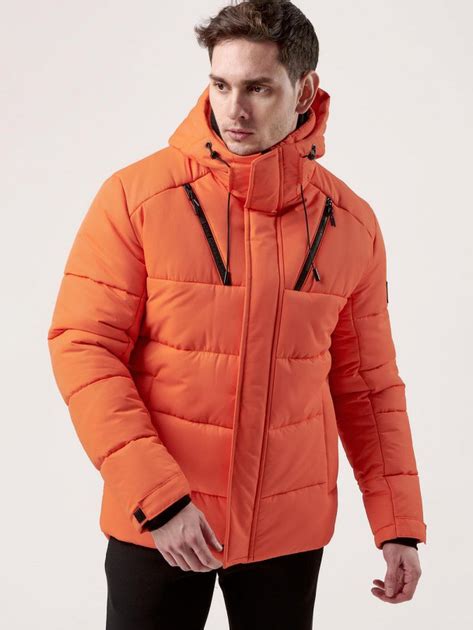 Куртка зимняя короткая мужская Riccardo KWL XL Оранжевая (ROZ6400174766 ...