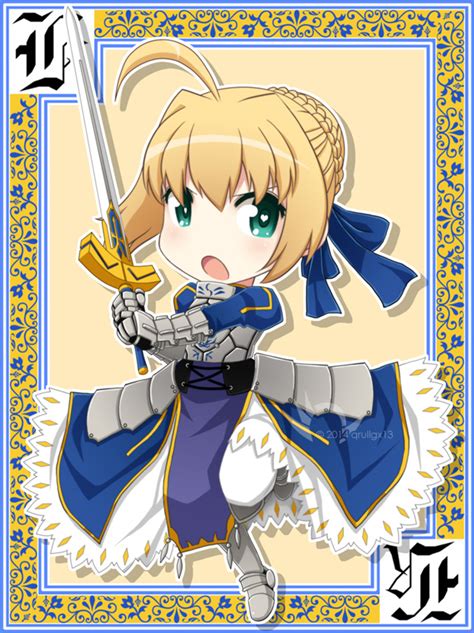 Chibi Saber by qrullgx13 on DeviantArt