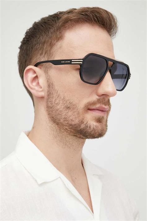 Солнцезащитные очки Marc Jacobs мужские цвет чёрный | ANSWEAR.ua