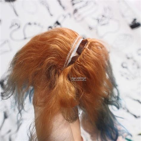 Статьи » Как сделать парик для куклы из мохеровых трессов | Hair wrap ...
