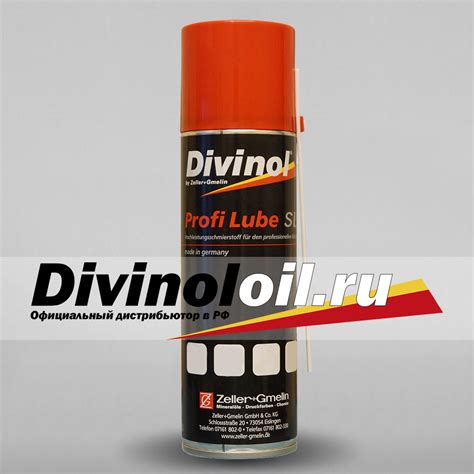 Спрей-смазки и антикоррозийные масла от Divinol | Купить