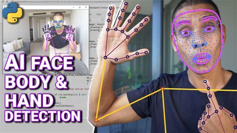 AI Face Body and Hand Pose Detection with Python and Mediapipe - YouTube