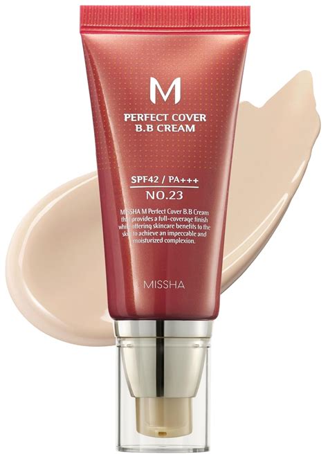 MISSHA M Perfect Cover BB Cream No.23 Natural Beige for Light with ...