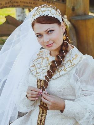 Свадебные платья в русском народном стиле с фото
