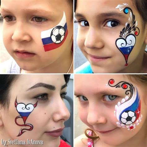 Аквагрим. БЬЮТИ-БАР СПб | Face painting, Body painting, Flag painting