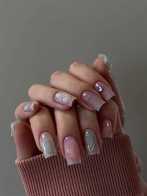 Pin by Elizabeth👸🏽 on my in 2024 | Rhinestone nails, Manicure, Hippie nails