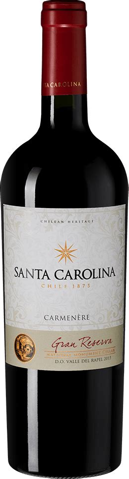 Вино Santa Carolina, Gran Reserva, Carmenere, 2019 купить вино в Москве ...