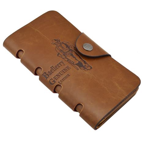 Чоловіче Портмоне Baellerry Genuine Leather COK10. Колір Коричневий ...