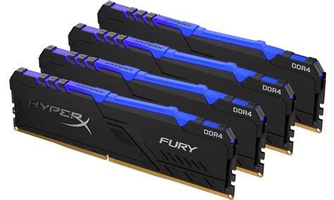 HyperX 64GB (4x16GB) 3200MHz CL16 Fury RGB - Pamięci RAM DDR4 - Sklep ...