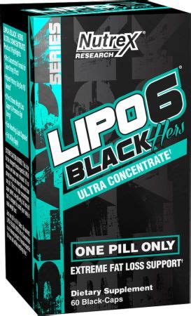 Lipo-6 Black Hers Ultra Concentrate by Nutrex at Bodybuilding.com ...