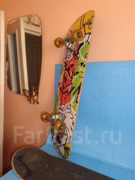 Скейтборд (скейт-доска) 79х20,5х9,5 см, б/у, в наличии. Цена: 1 600₽ во ...