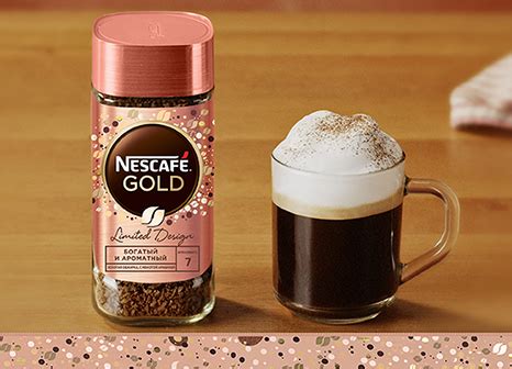 Растворимый кофе Nescafe Gold Сублимированный с добавлением ...