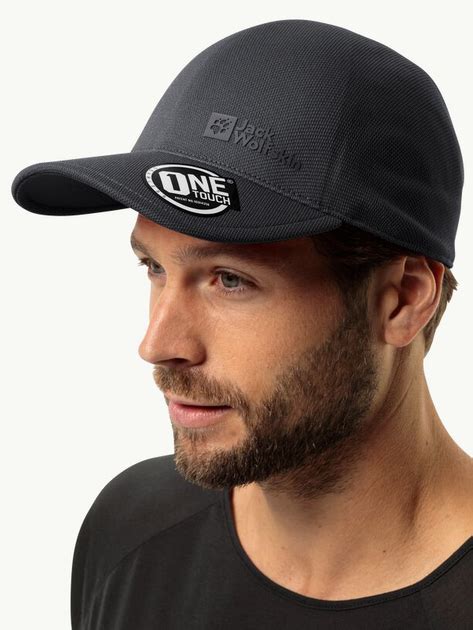Кепка мужская Jack Wolfskin Lucid Cap 1912011-6000 M Черная ...