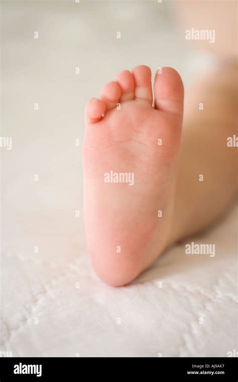 Sole of baby s foot Stock Photo - Alamy