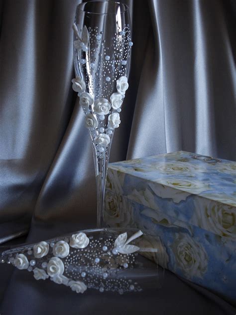 HAND MADE от Galina Crystal: Свадебные бокалы фирмы Luigi Bormioli ...
