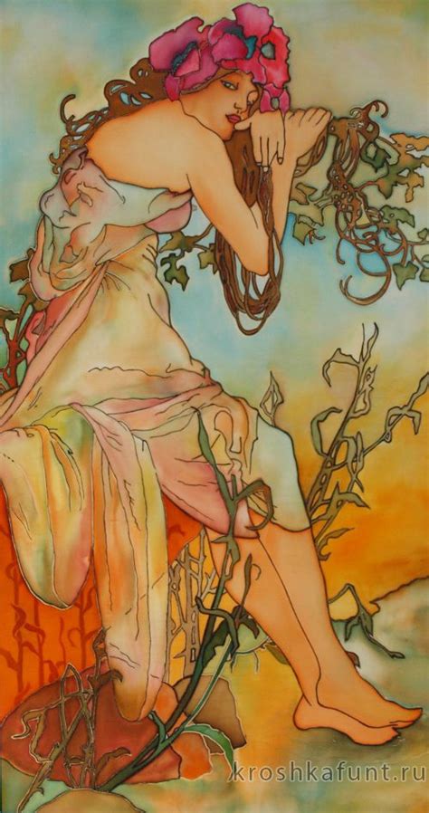 Альфонс Муха цикл «Времена года» - Лето (копия), 2009 г.