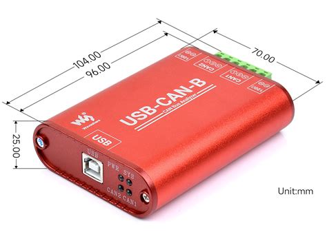 USB to CAN Adapter, Dual-Channel CAN Analyzer, Industrial Isolation