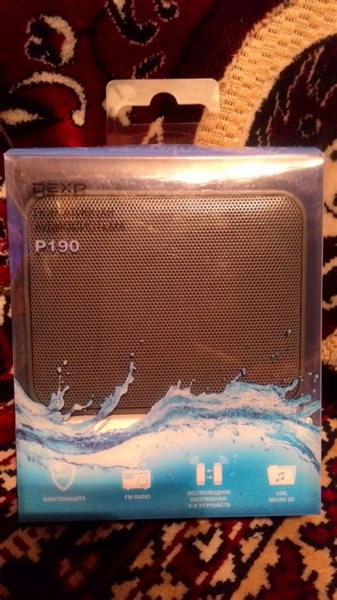 Портативная аудиосистема DEXP P190 | отзывы