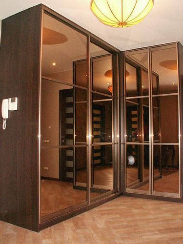 Купить Двери раздвижные для шкафа-купе Зеркало-Бронза с перемычками ...