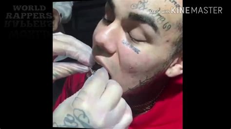 6IX9ine Gets a new $100.000 RainBow Grill - YouTube