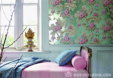 Обои в цветочек: пусть стены цветут! - эксклюзивно на Our-Interior.com